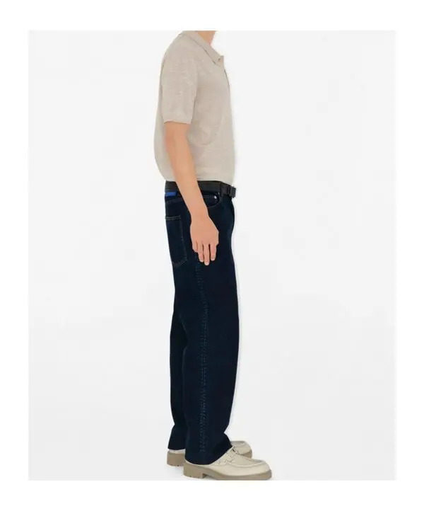 Burberry Logo Patch Straight-leg Jeans