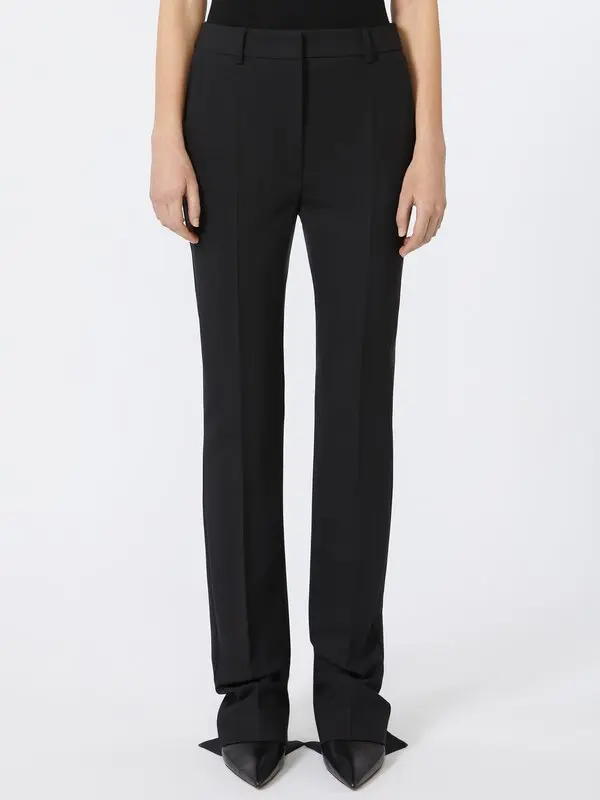 Sportmax Pleated Straight Leg Trousers