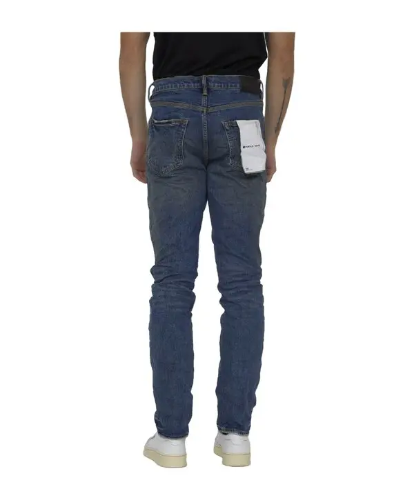 PURPLE BRAND Washed Skinny Jeans - Blue