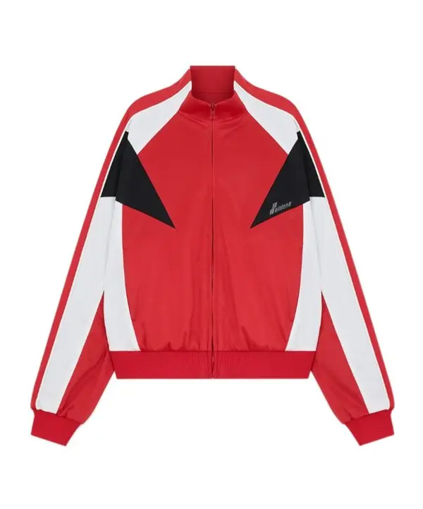 We11Done Color-blocked Track Jacket - Red