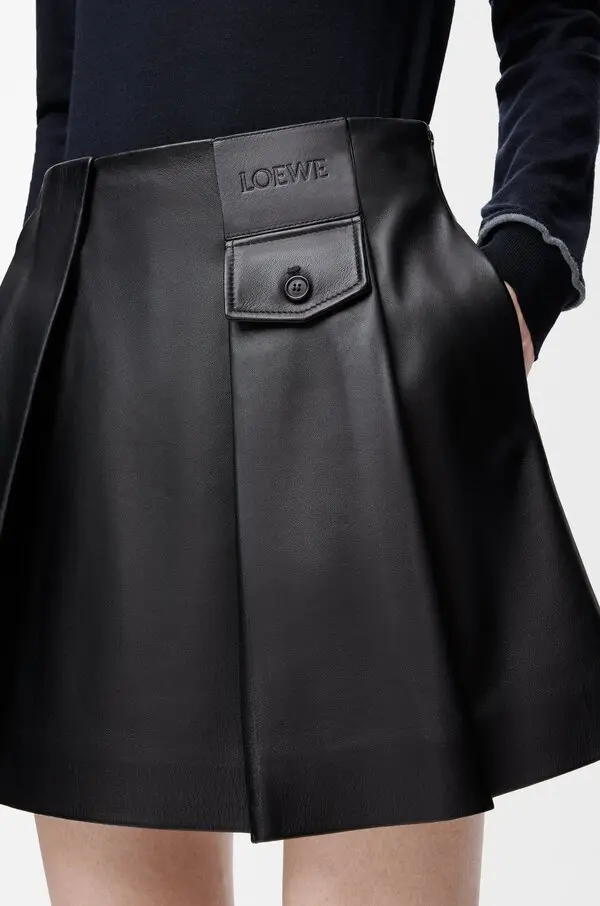 Loewe Pocket Pleated Mini Skirt