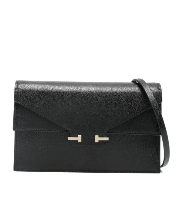 TOM FORD Foldover Top Mini Bag - Black