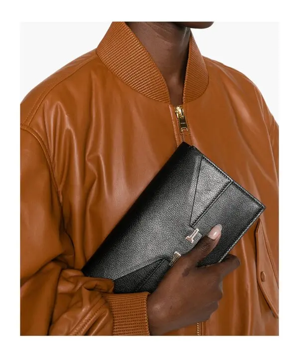 TOM FORD Foldover Top Mini Bag - Black