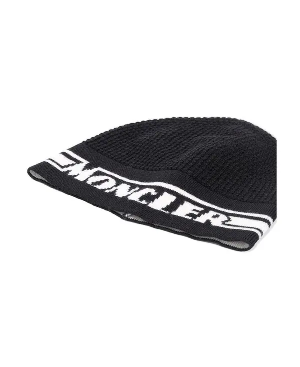 Moncler Logo Jacquard Knit Beanie