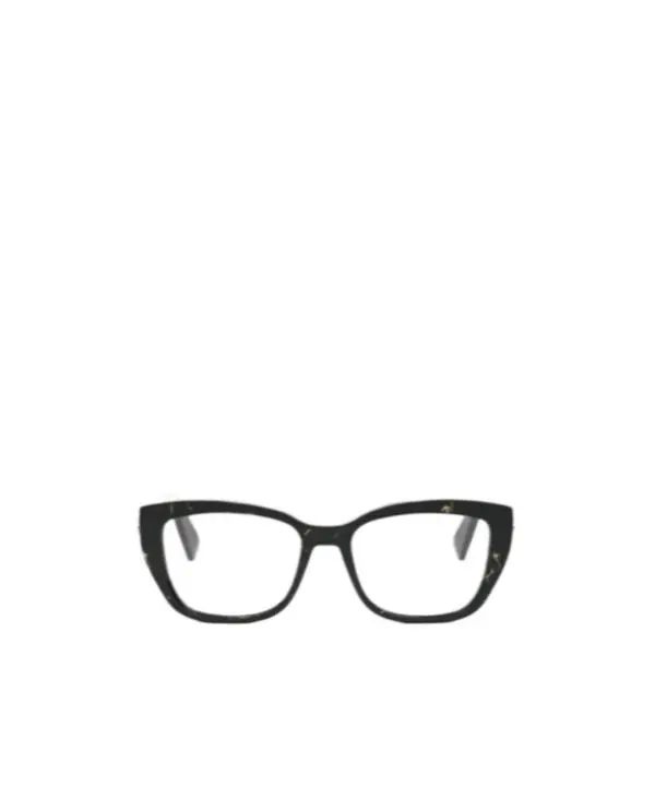 BVLGARI Square Frame Eyeglasses - Black