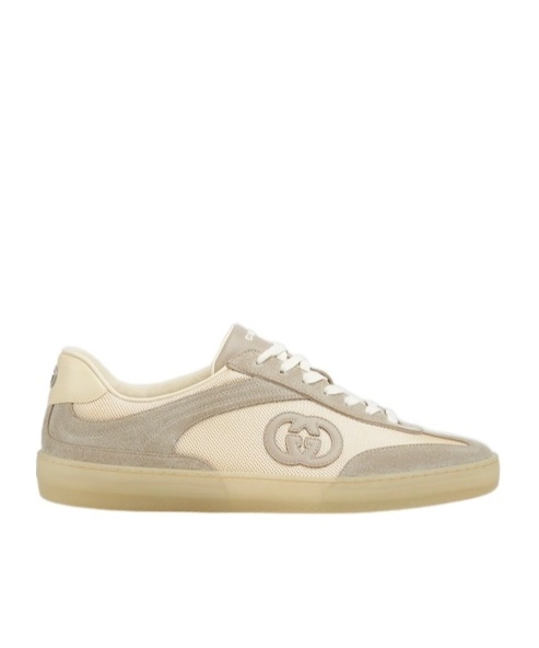Gucci G75 Logo Patch Lace-up Sneakers