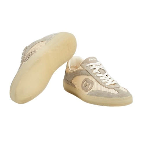 Gucci G75 Logo Patch Lace-up Sneakers