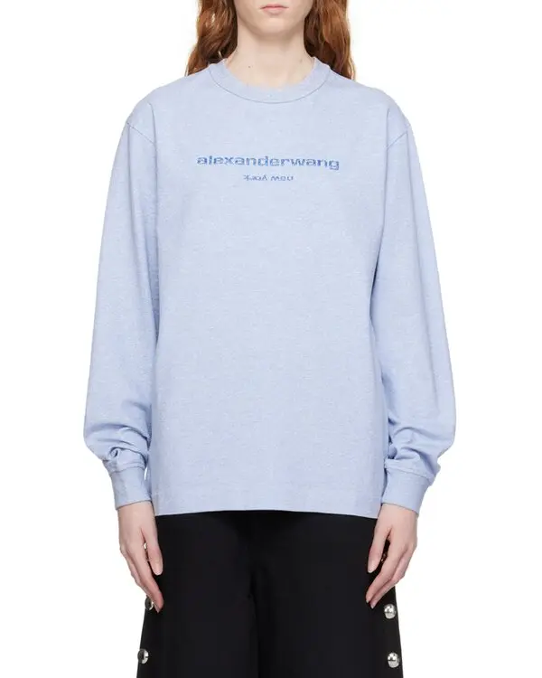 Alexander Wang Logo-print Cotton T-shirt