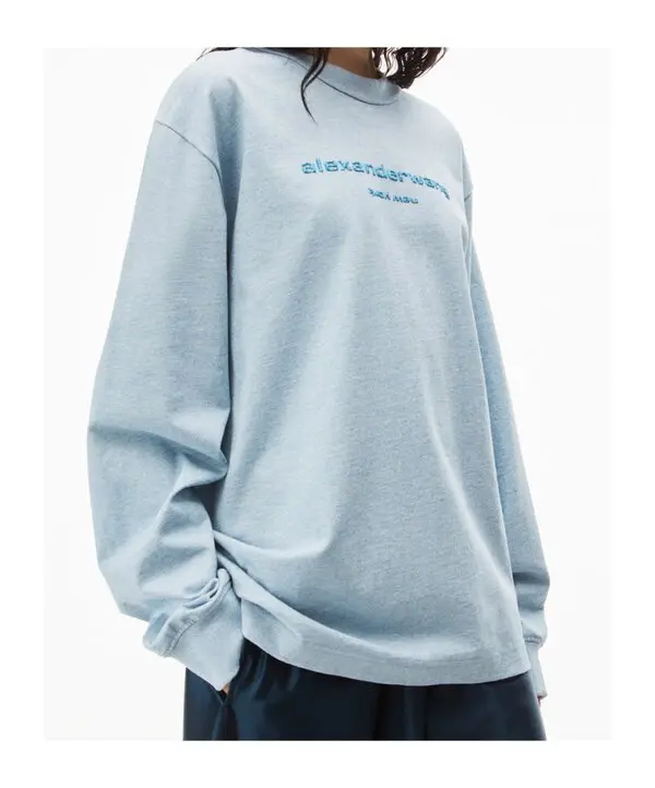 Alexander Wang Logo-print Cotton T-shirt