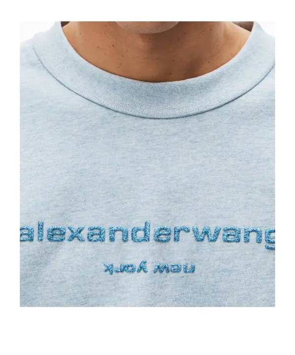 Alexander Wang Logo-print Cotton T-shirt