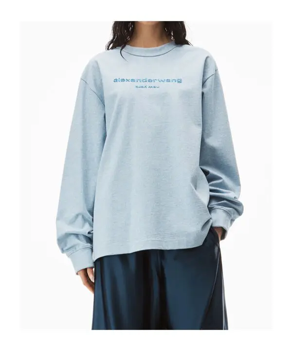 Alexander Wang Logo-print Cotton T-shirt