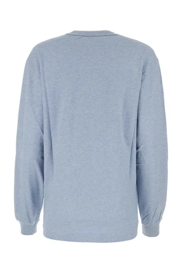 Alexander Wang Puff Logo Long Sleeved T-shirt - Blue