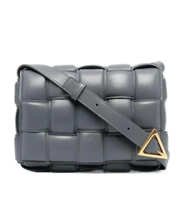 Bottega Veneta Padded Cassette Crossbody Bag - Gray