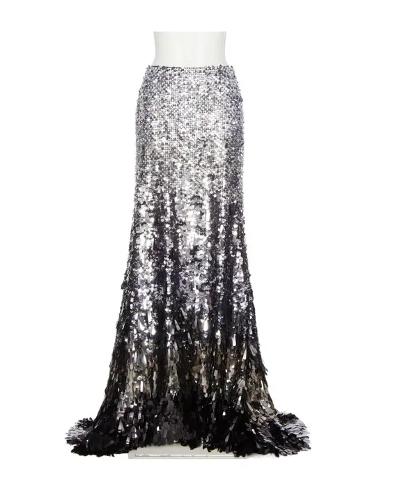 Valentino Garavani Sequined Embellished Trailing Extra-long Skirt
