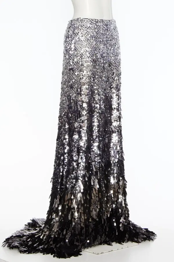 Valentino Garavani Sequined Embellished Trailing Extra-long Skirt