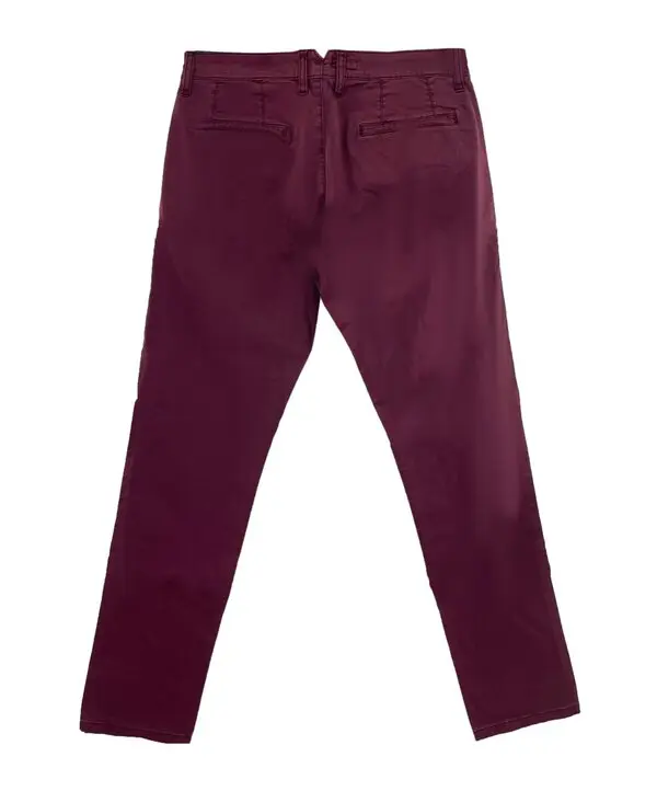 Emporio Armani Belted Trousers - Red