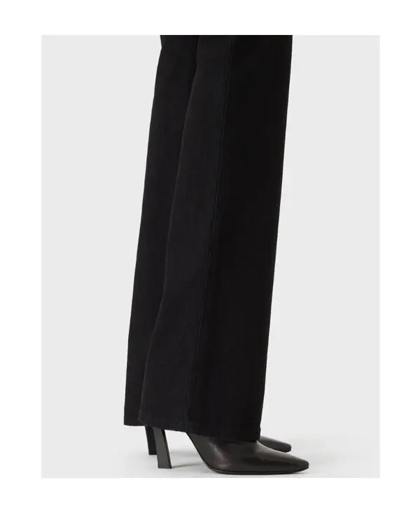 Emporio Armani Mid-waist Flared Jeans - Black