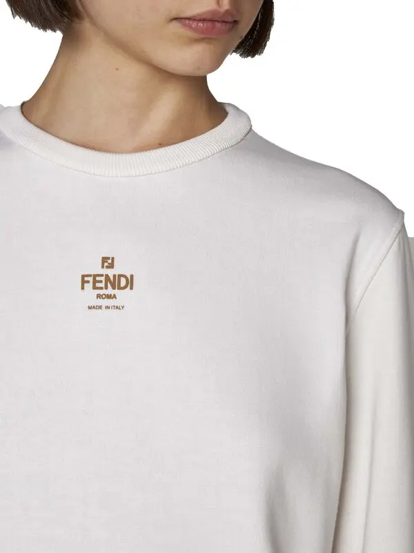 Fendi Long Sleeve Logo T-shirt