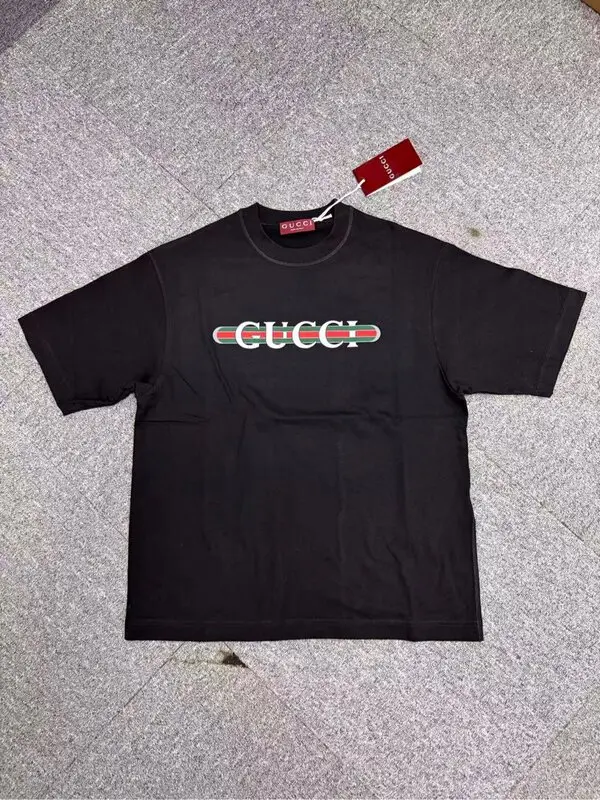 Gucci Logo Printed Jersey T-shirt