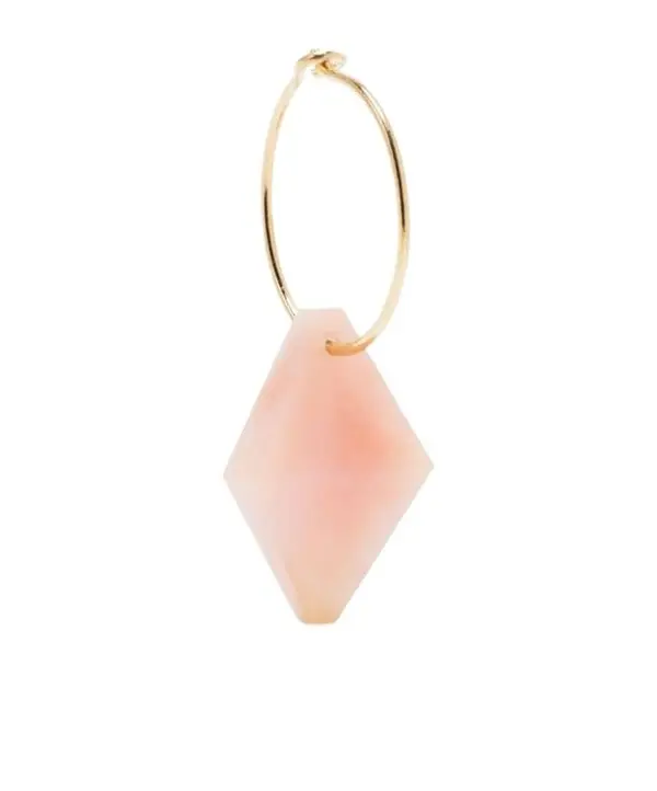 ALIITA 18kt Gold Rombo Opal Earring - Yellow Gold