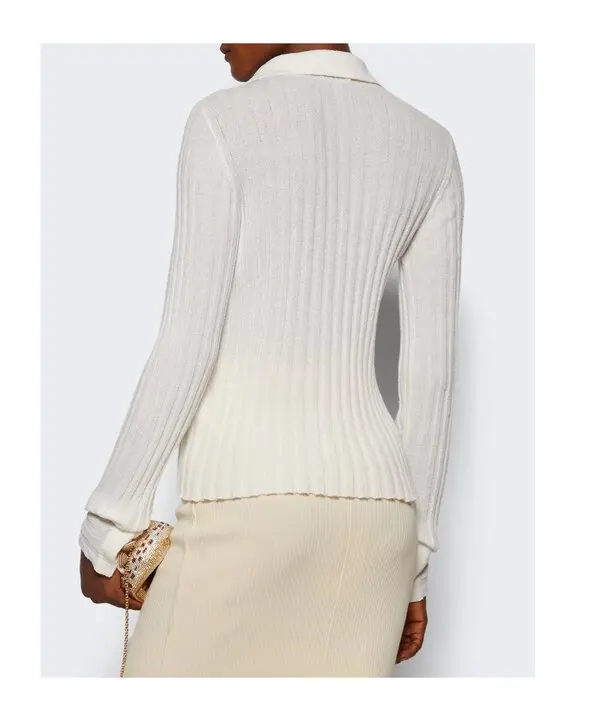 Christopher Esber Button Detail Ribbed Cardigan