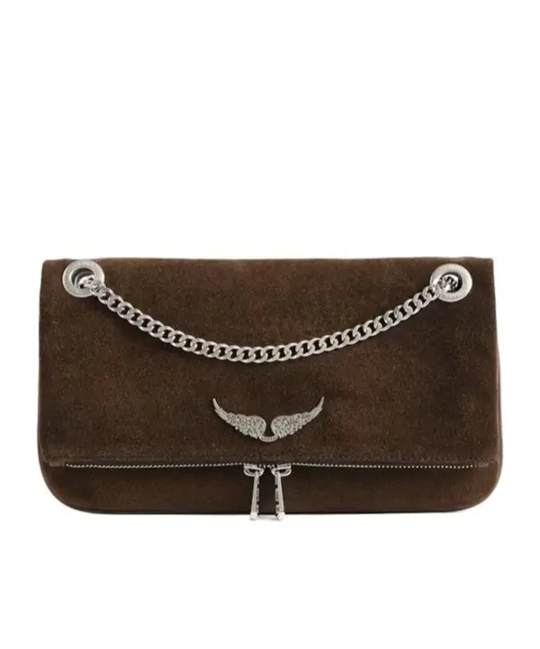 Zadig&Voltaire Rock Ii Clutch Bag With Chain Strap