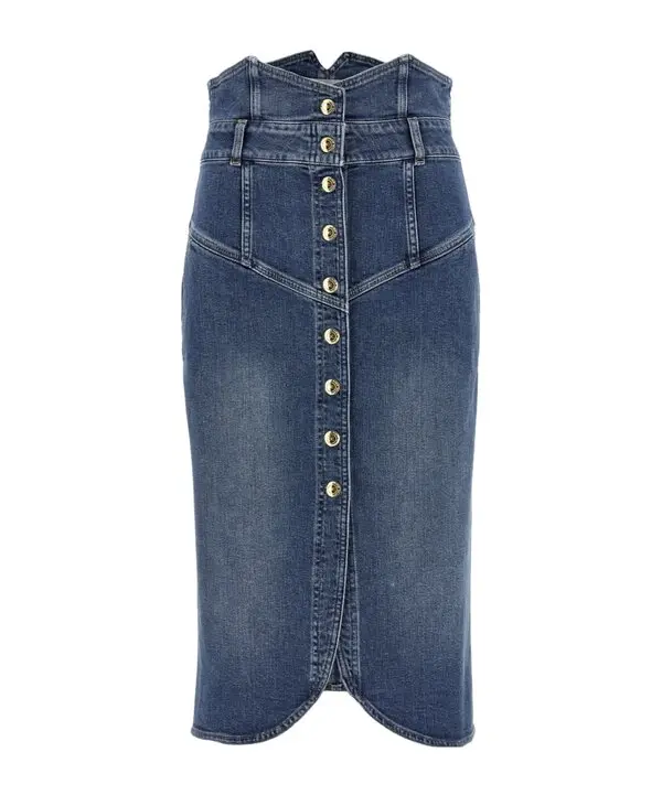 Elisabetta Franchi Denim Skirt