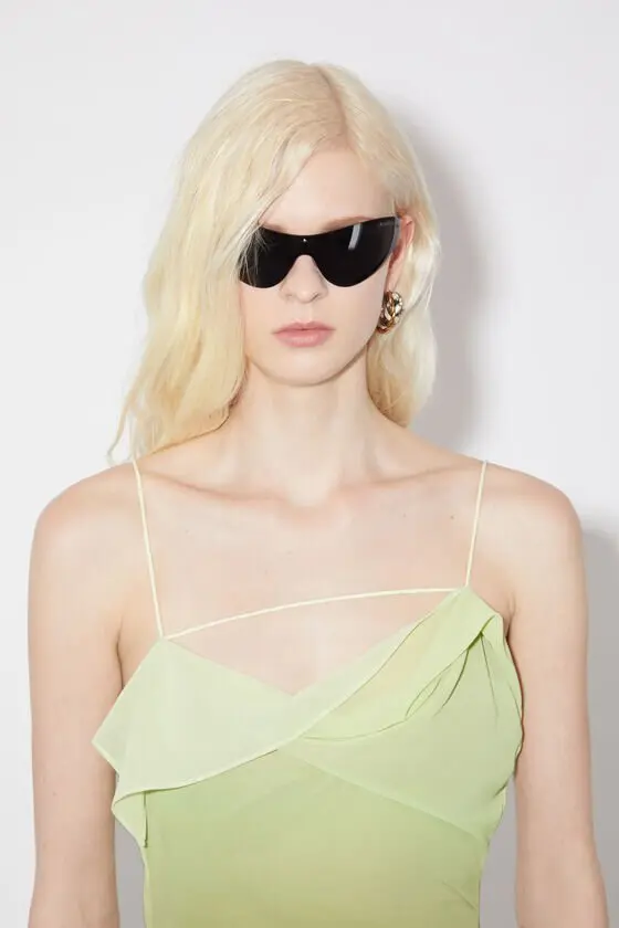 Acne Studios Ombré Ruffled Midi Dress