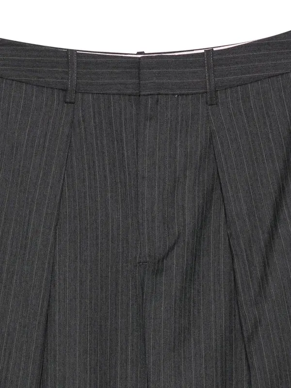 Soeur Straight Leg Pinstripe Trousers