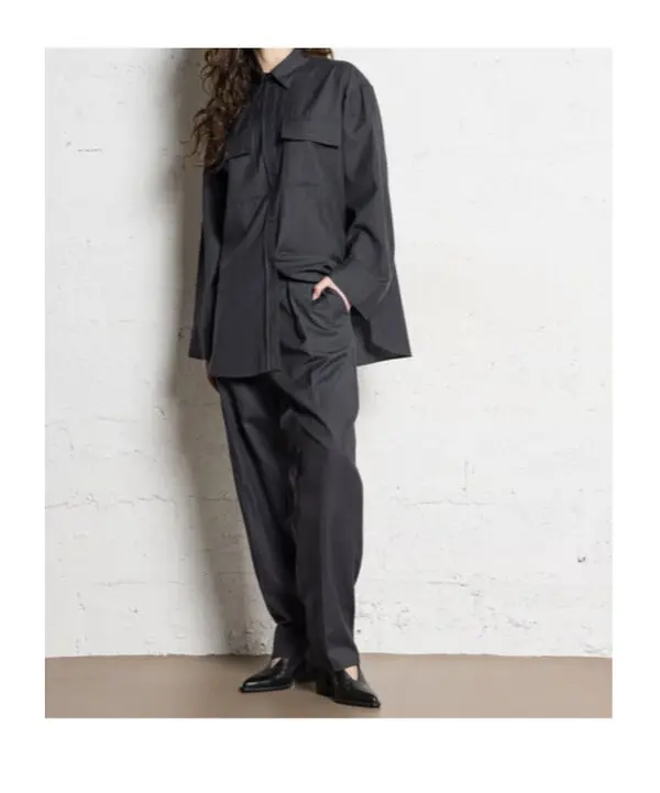 Soeur Straight Leg Pinstripe Trousers