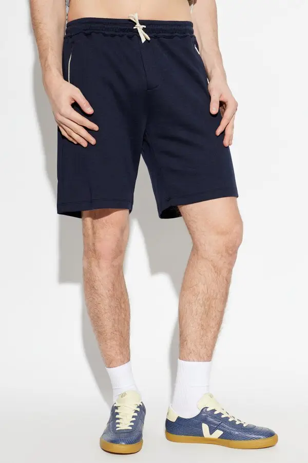 Eleventy Drawstring Zip-pocket Shorts