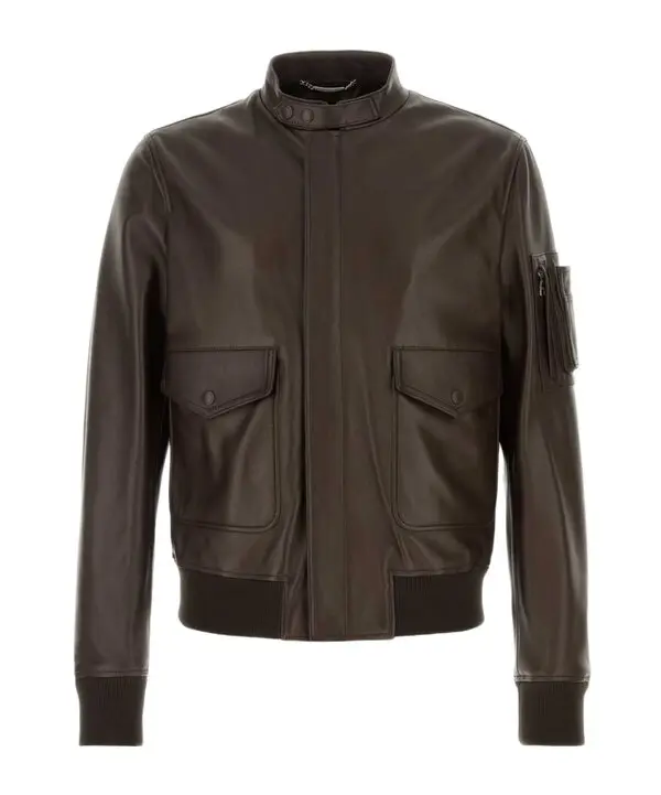 Dolce & Gabbana Zipped Bomber Jacket - Black