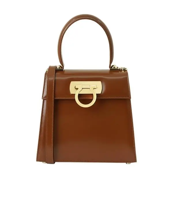 FERRAGAMO Gancini Top Handle Bag