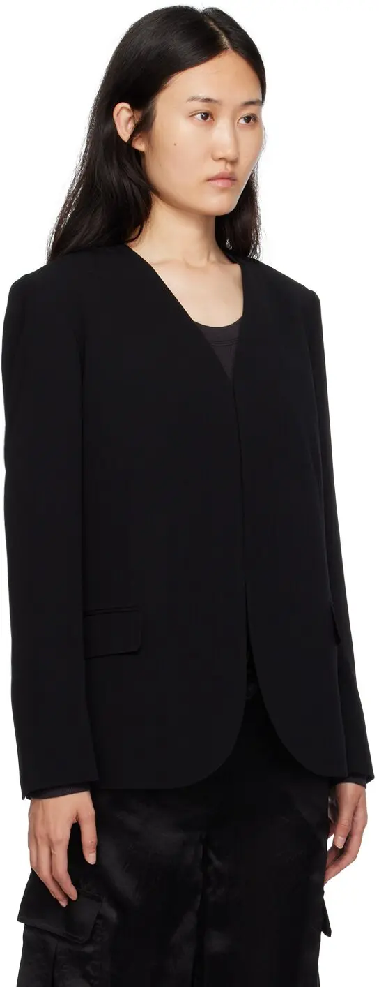 Theory Collarless Suit Jacket