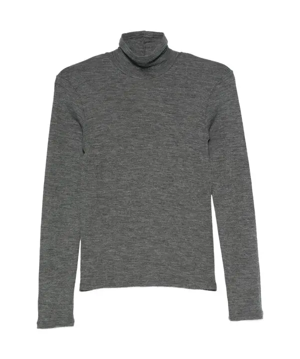 FORTE_FORTE Mélange T-shirt - Melange Grey