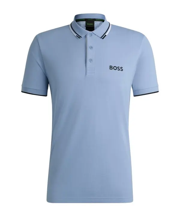 Hugo Boss Logo Embroidered Short-sleeved Polo Shirt