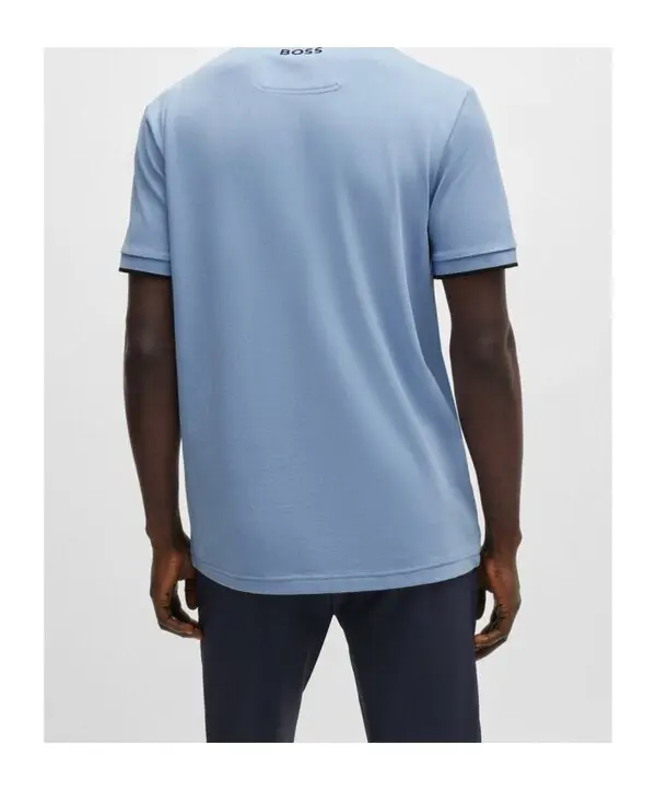 Hugo Boss Logo Embroidered Short-sleeved Polo Shirt