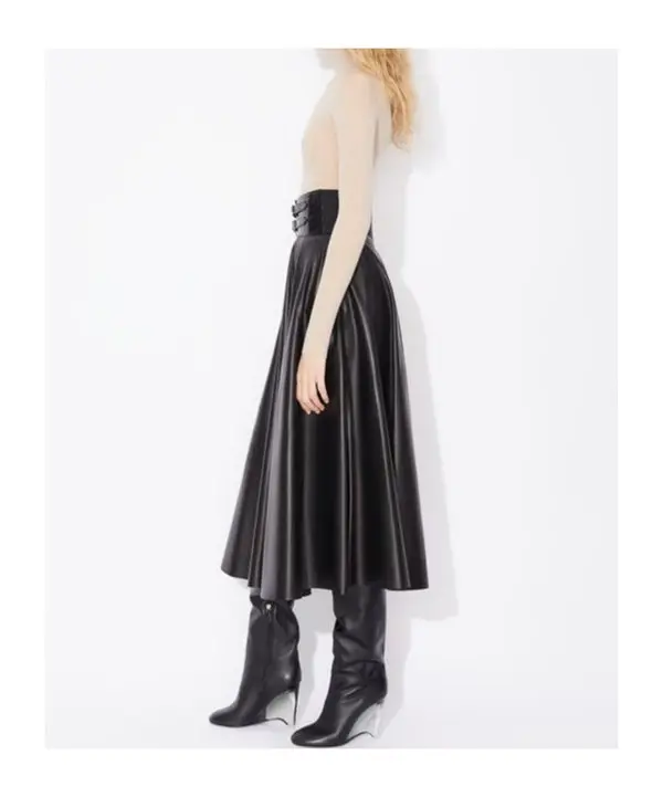 Alaïa High Neck Long Sleeve Bodysuit