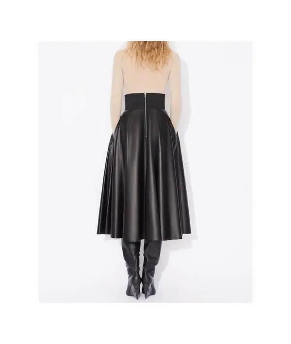 Alaïa High Neck Long Sleeve Bodysuit