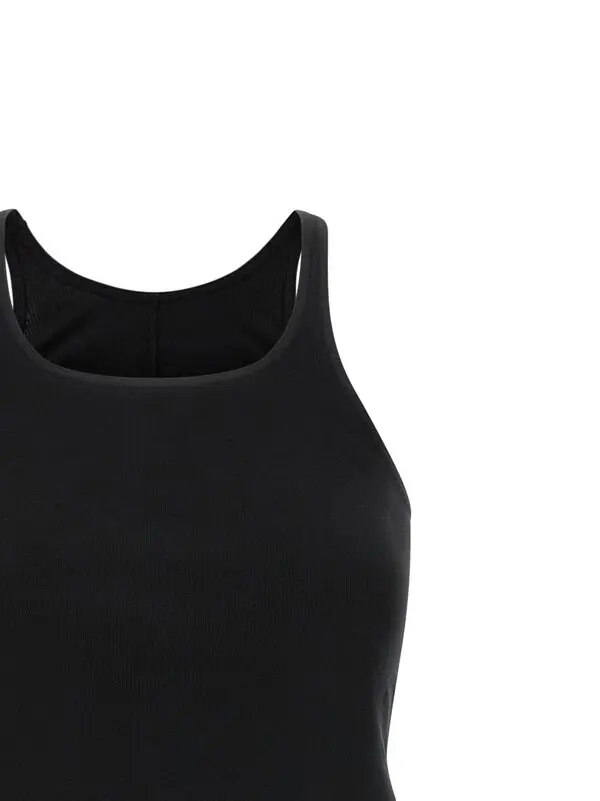 Rick Owens Basic Cropped Tank Top - Black