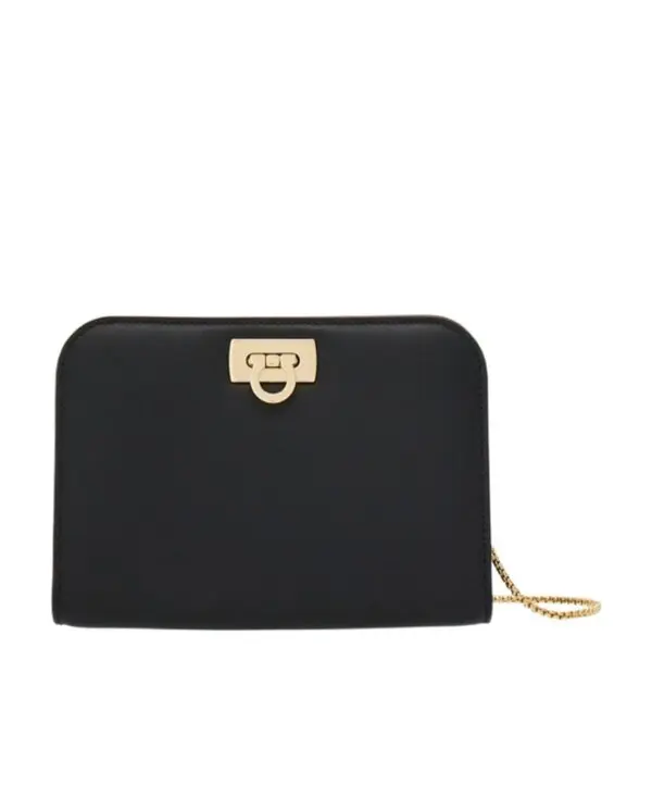FERRAGAMO Gancini Chain Shoulder Bag