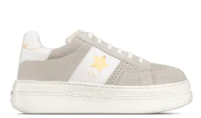 Dior Star Platform Sneaker - Light Beige