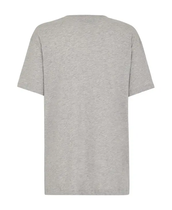 Fendi Logo Printed Crewneck T-shirt