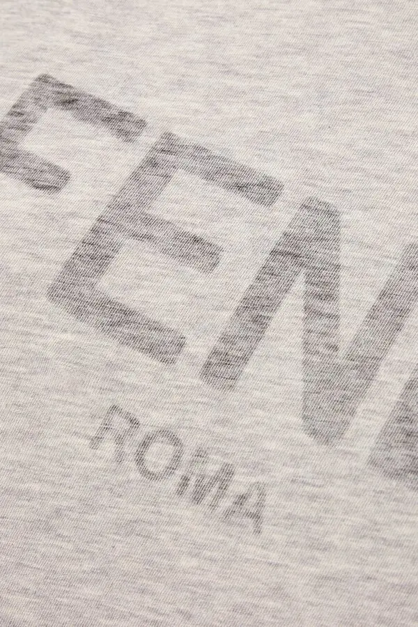 Fendi Logo Printed Crewneck T-shirt