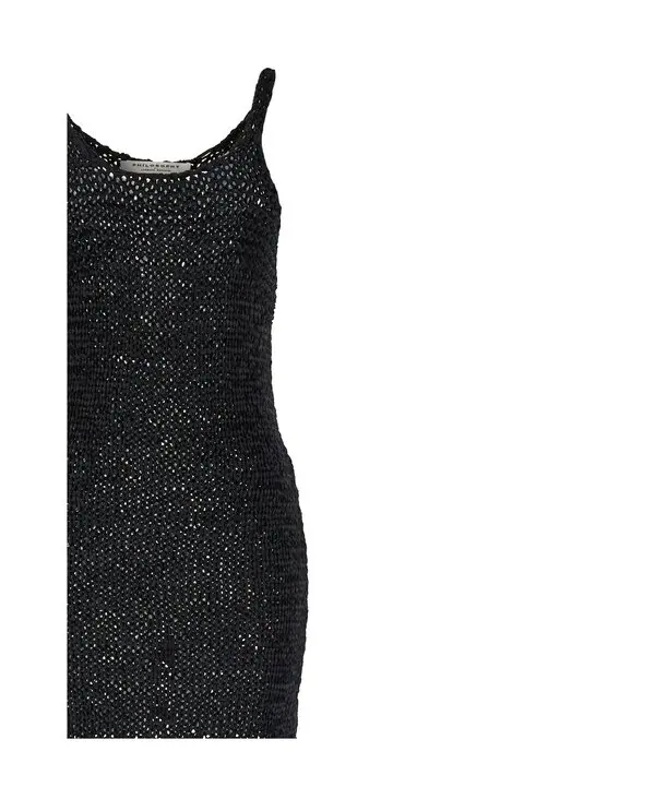 Philosophy Di Lorenzo Serafini Sleeveless Fringed Weaved Maxi Dress