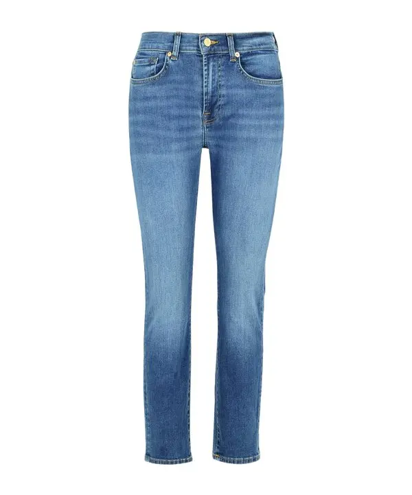 7 For All Mankind Relaxed Skinny Jeans - Blue