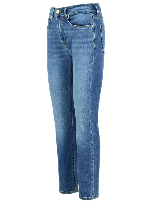 7 For All Mankind Relaxed Skinny Jeans - Blue