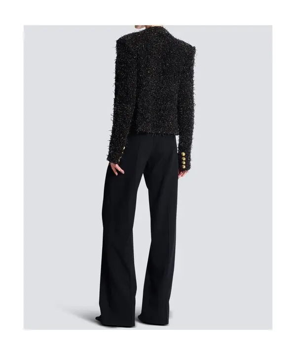 Balmain Embellished Tweed Jacket