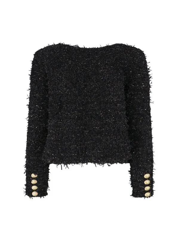 Balmain Embellished Tweed Jacket