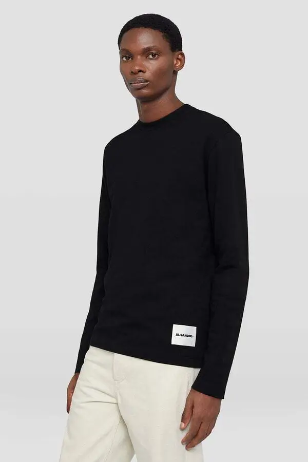 JIL SANDER Long-sleeved T-shirt Three-piece Pack